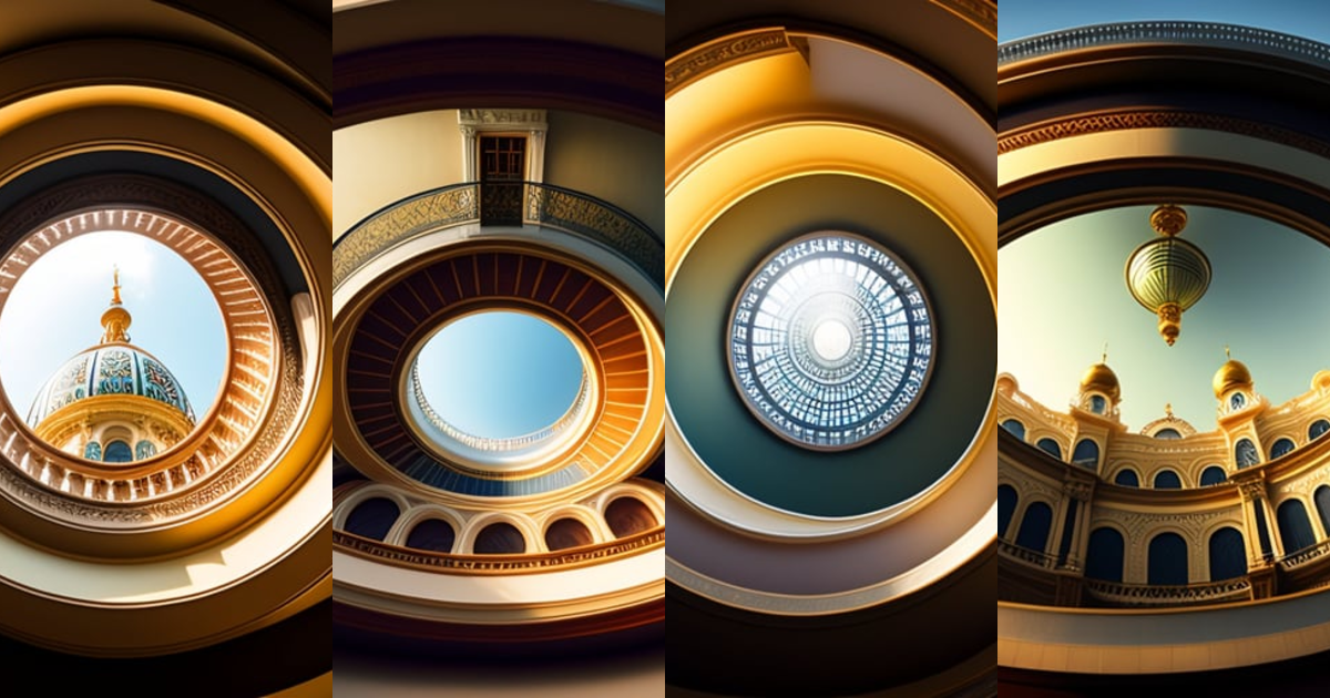 Lexica - Antique Dome shaped building with height of 39 meters, a ...