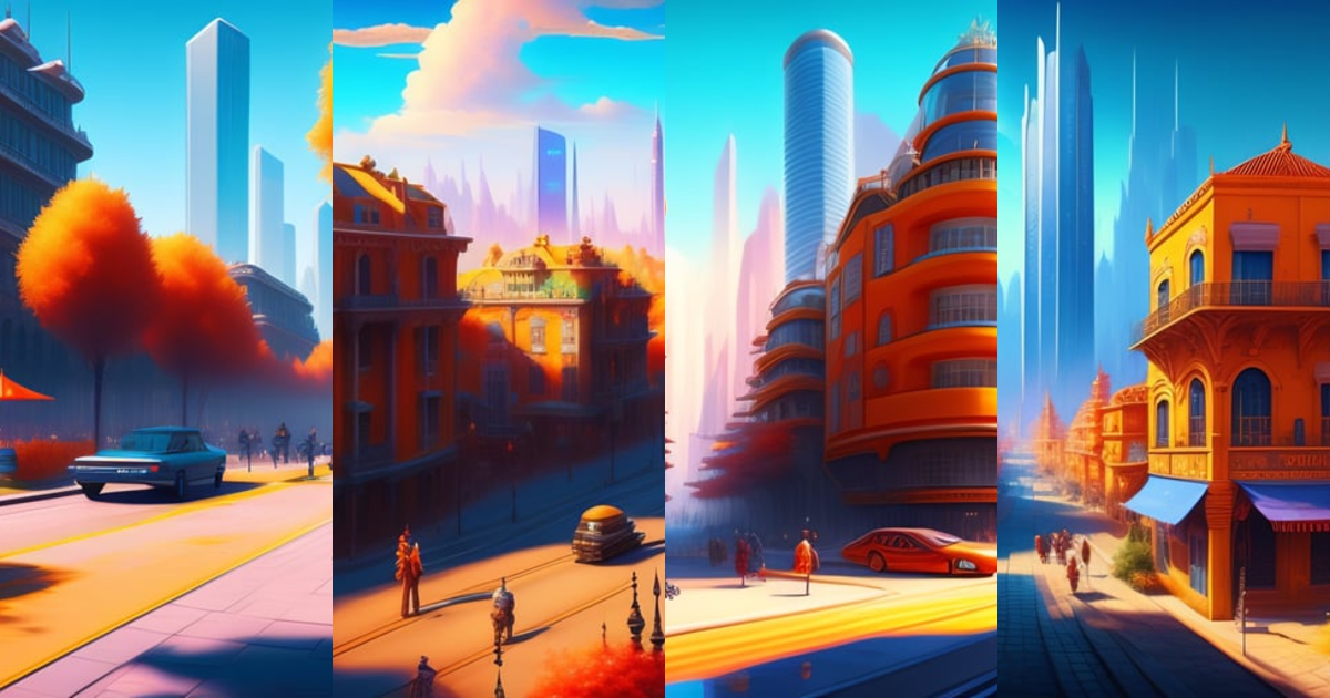 Lexica - A hyper realistic painting of a d&d city, hyper detailed, view ...