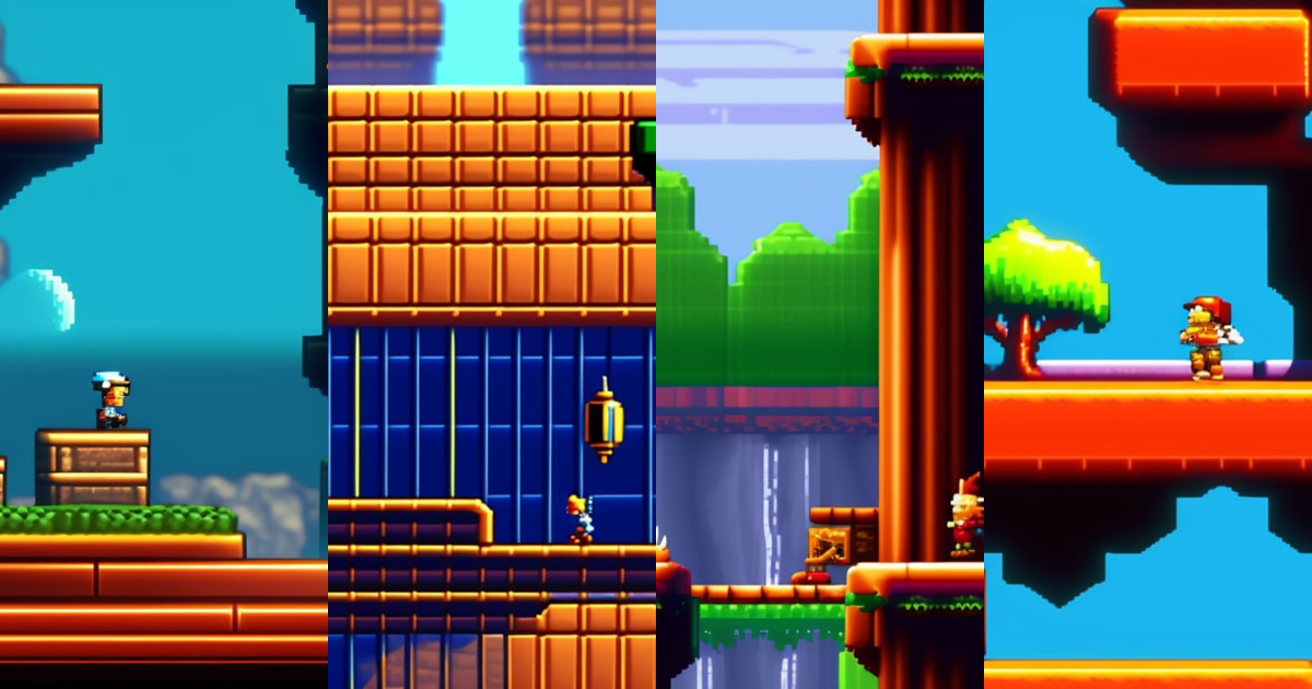 Lexica - Ps1 platformer game screenshot