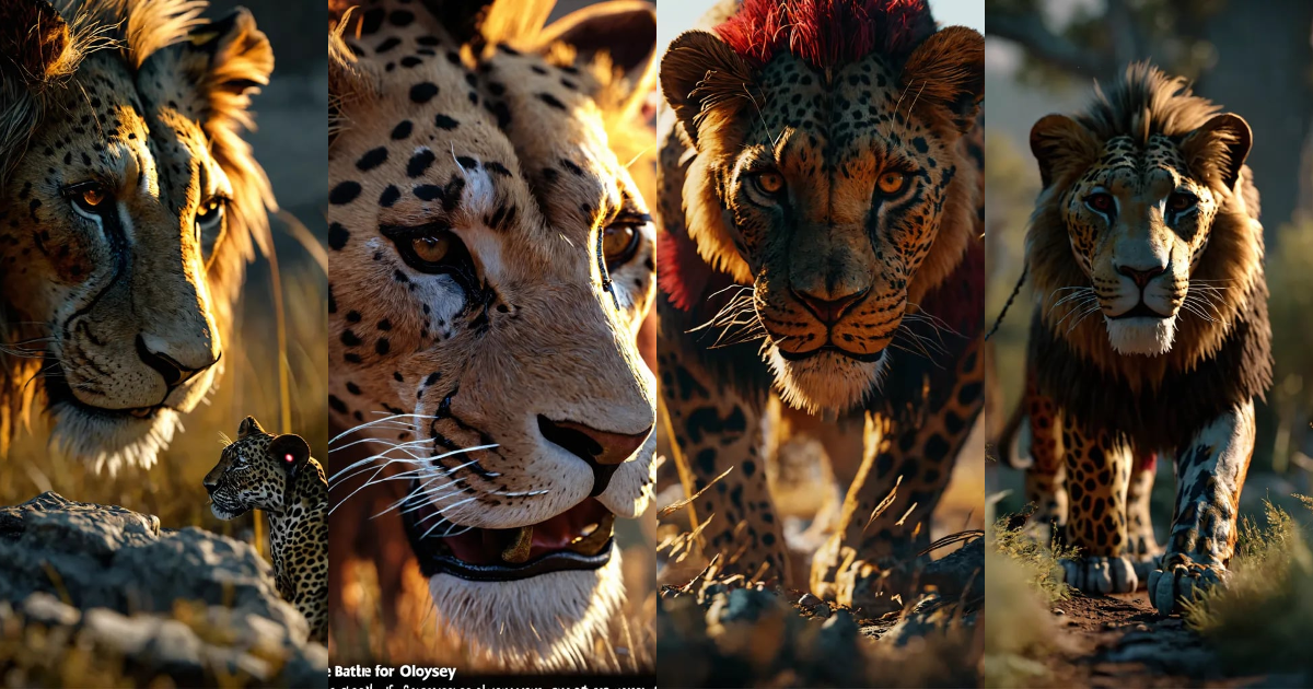 Lexica - Battle, struggle and war The Battle for Survival A Lion vs ...