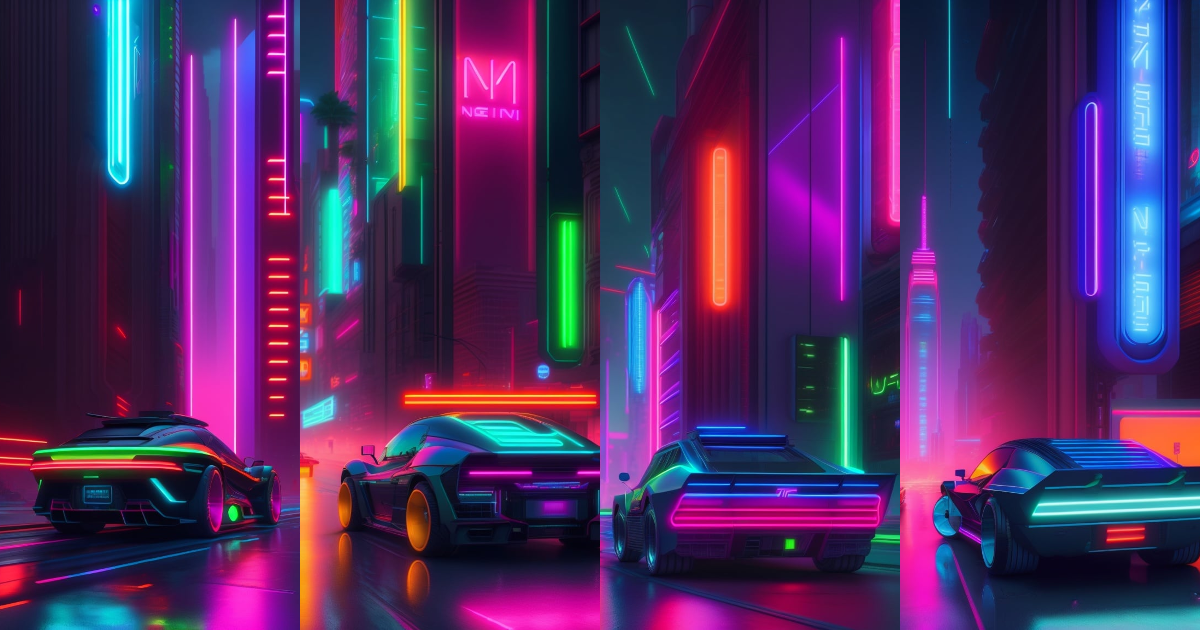 Lexica - NFT Title: "Neon Metropolis" Description: "Neon Metropolis" is ...