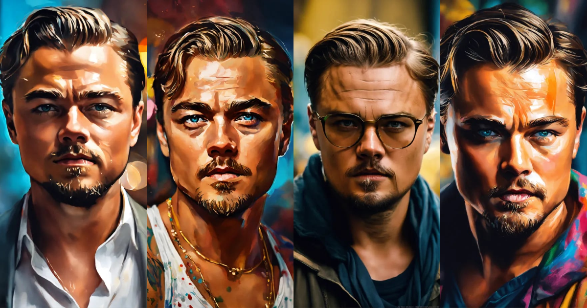 Lexica - A painting style oil color of "Leonardo DiCaprio" in behance ...