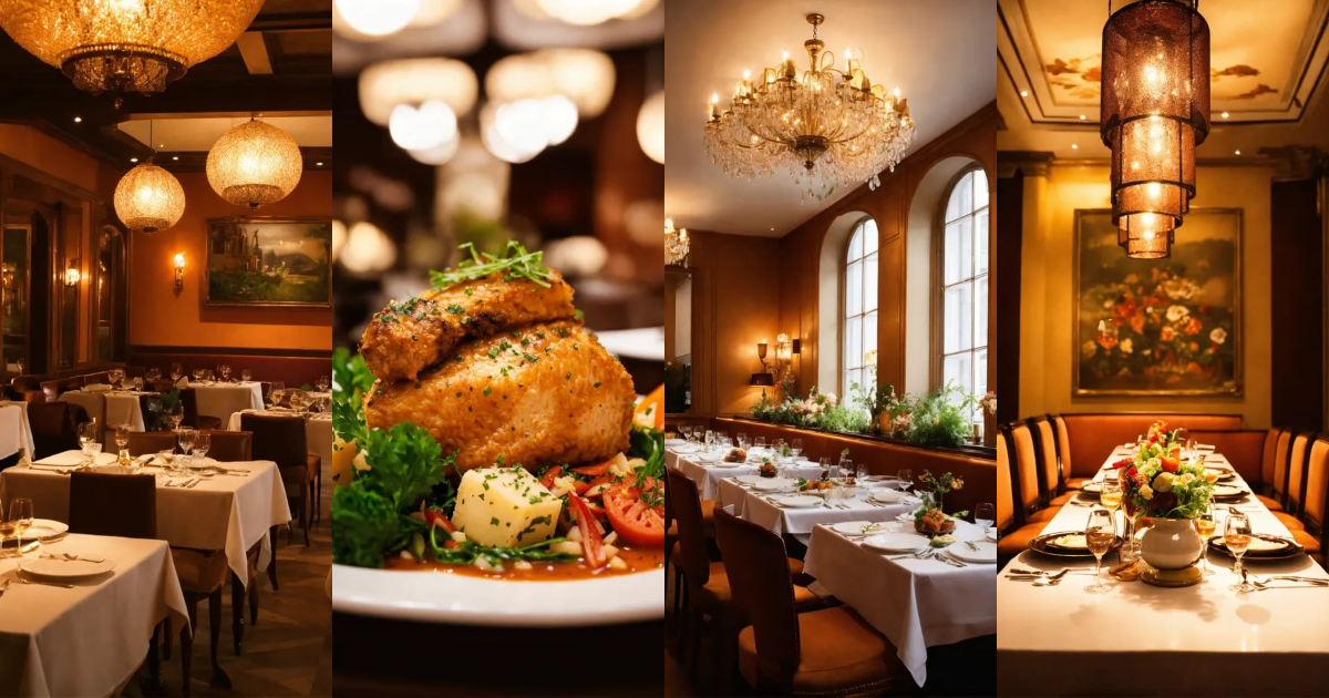 Lexica - Photo of European cuisine restaurant, high quality image 32K