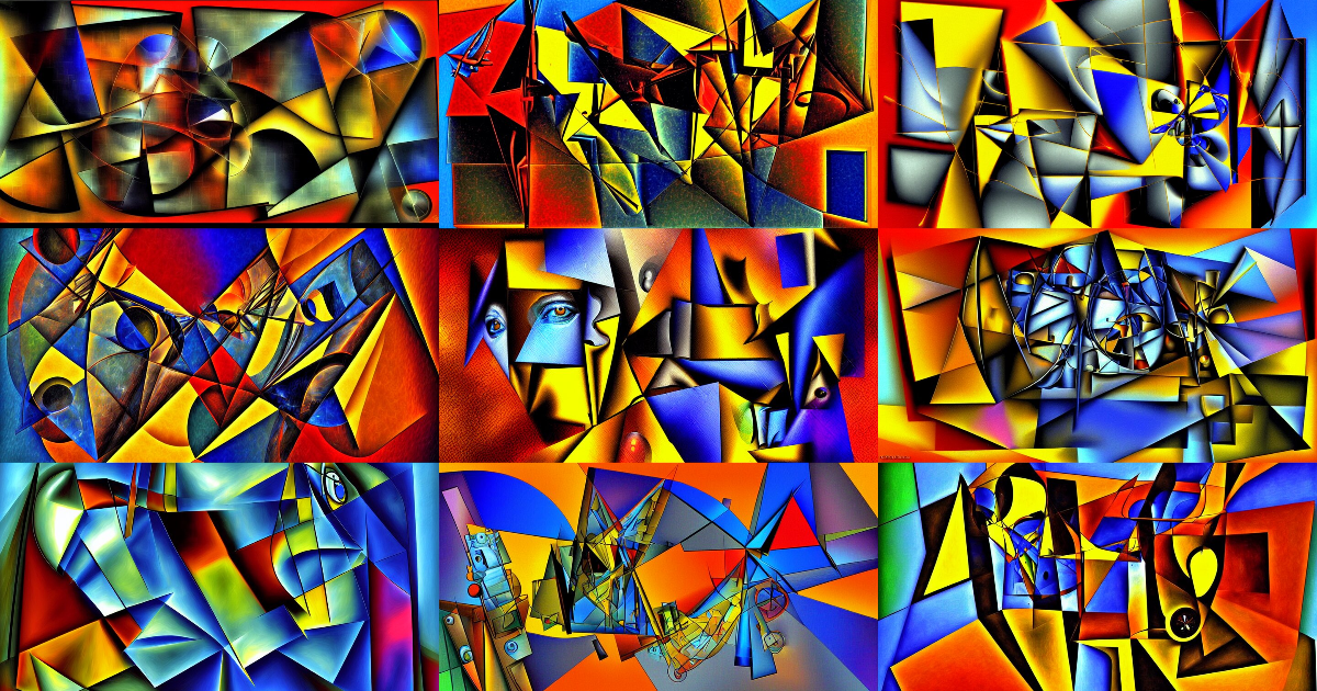 Lexica - Tamron mechanic cubism fantasy art digital art