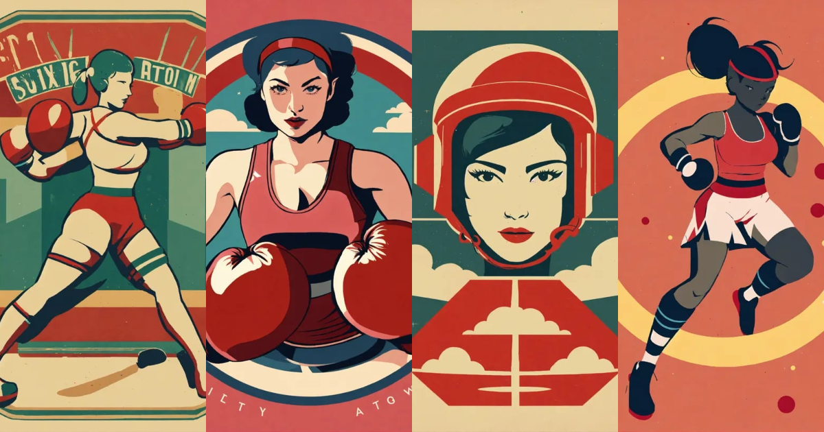 Lexica - A minimalist symbol for a show about women boxing, called ...