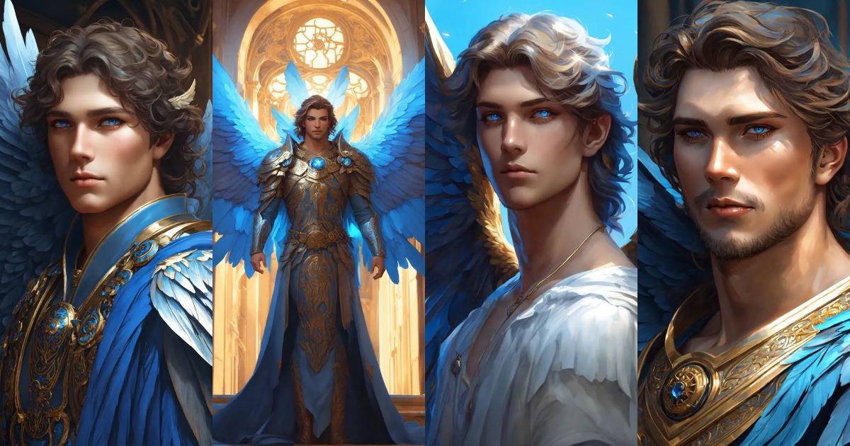Lexica - Male angel, wings, intricate, headshot, highly detailed ...