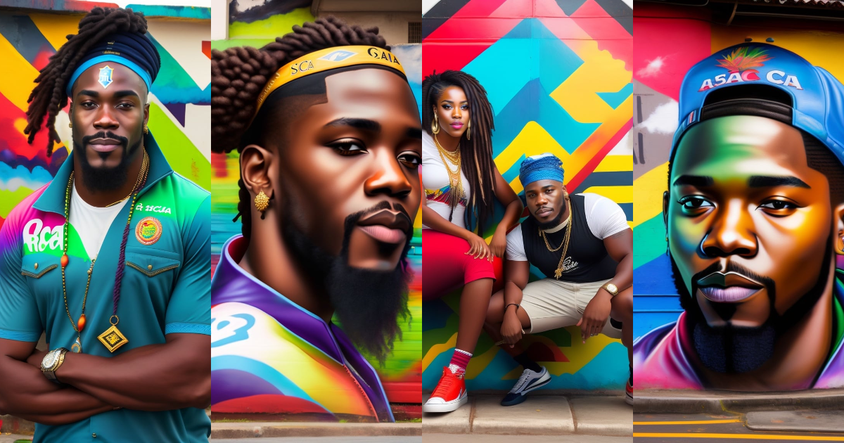 Lexica - Ragga Soca, Hip Hop rappers , in the graffiti painted streets ...