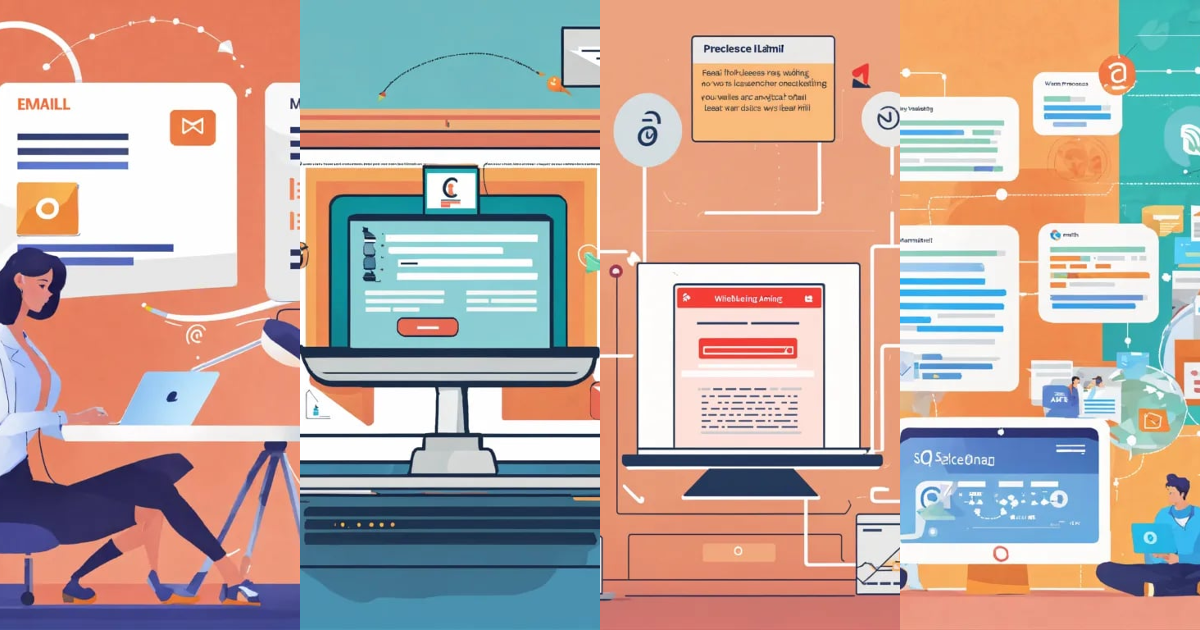 Lexica - Email marketing process to a landing page then to a lead