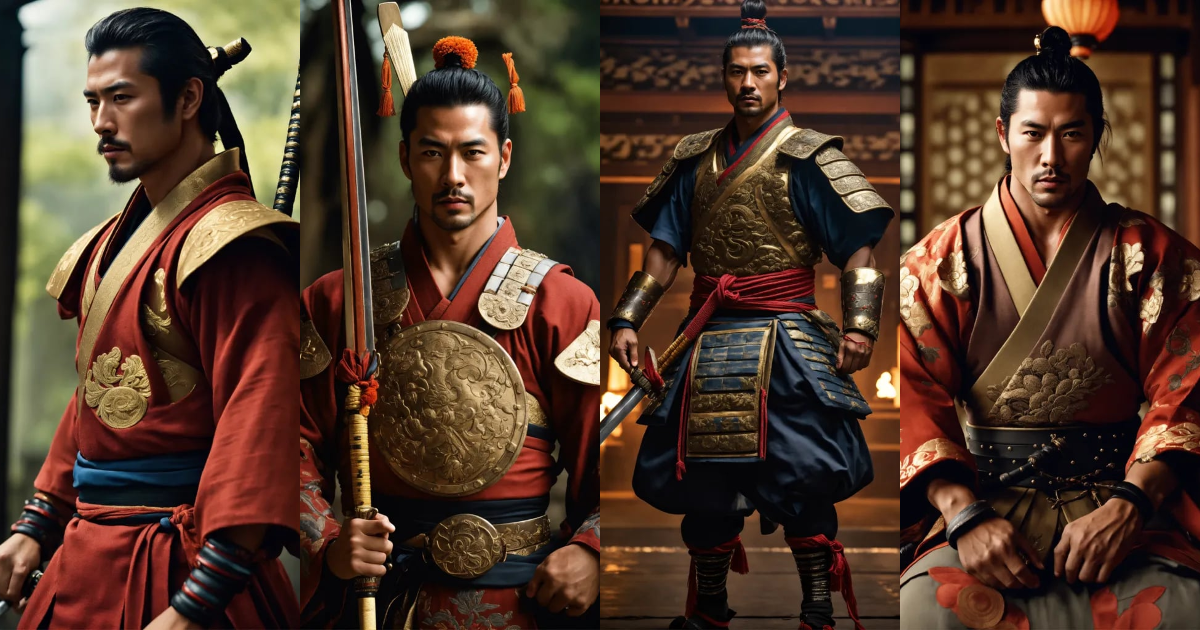 Lexica - Portrait of a stunningly beautiful samurai with ,mister ...