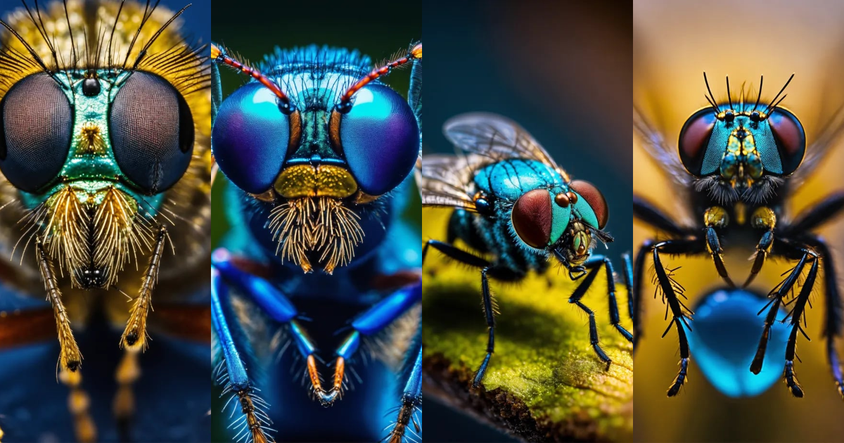 Lexica - Amazing stunning photo of a cross between a fly and a human ...