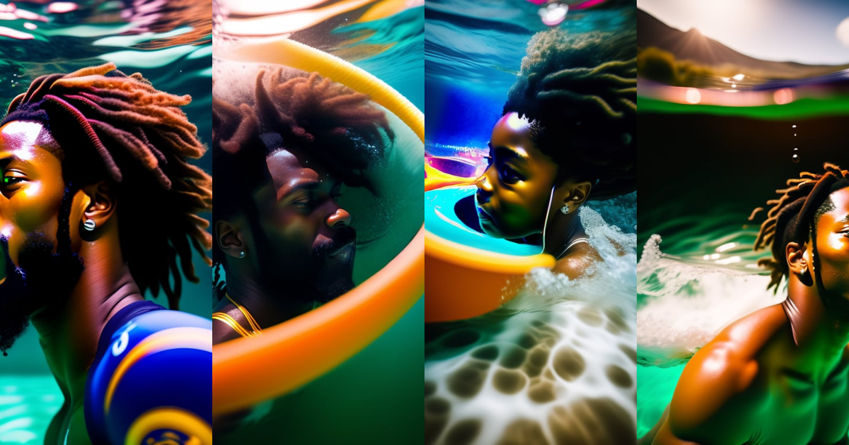 Lexica - Rastaman swimming, Gopro footage