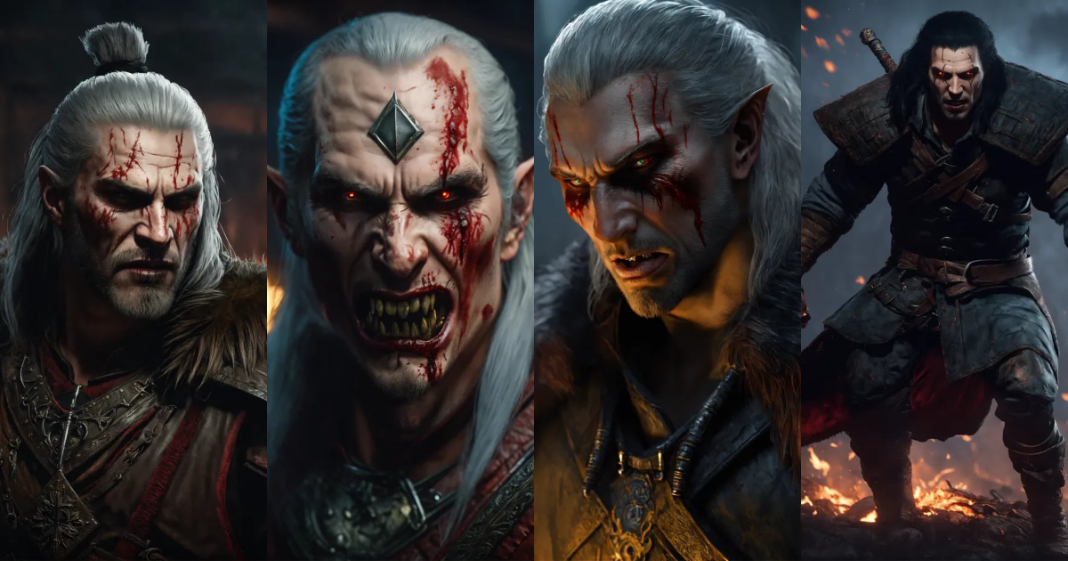 Lexica - Ultra realistic monster, katakan, the witcher series, gruesome ...
