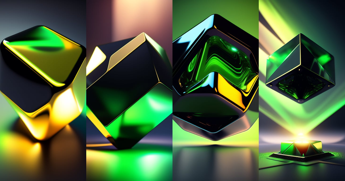 Lexica - A photorealistic render of a metallic crystalline neotribal ...