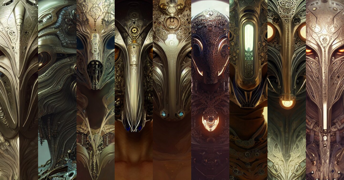 Lexica - Organic cyborg drahon mask, diffuse lighting, fantasy ...