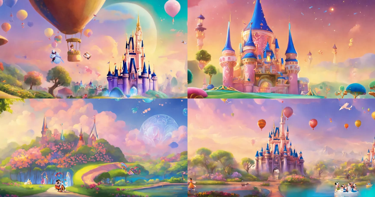 Lexica - Disney alaa eldin back ground pastel colors cartoon ...