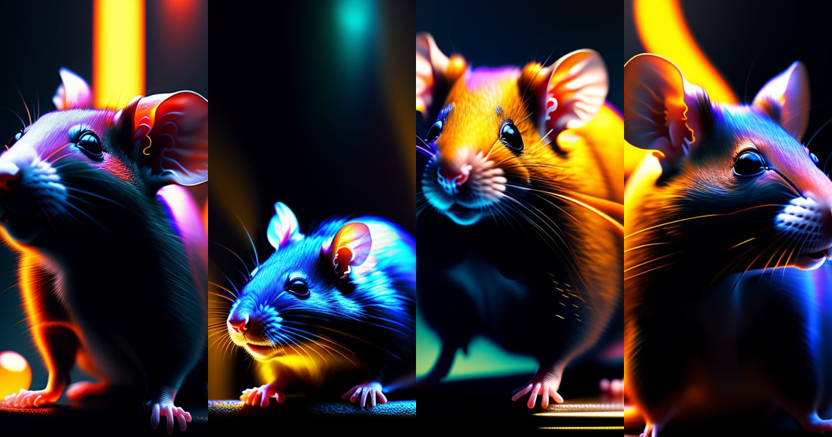 Lexica - Rat, ethereal, neon, extremely high detail, complex ...