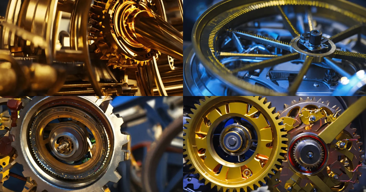 Lexica - Gear wheel in a rotating mechanism