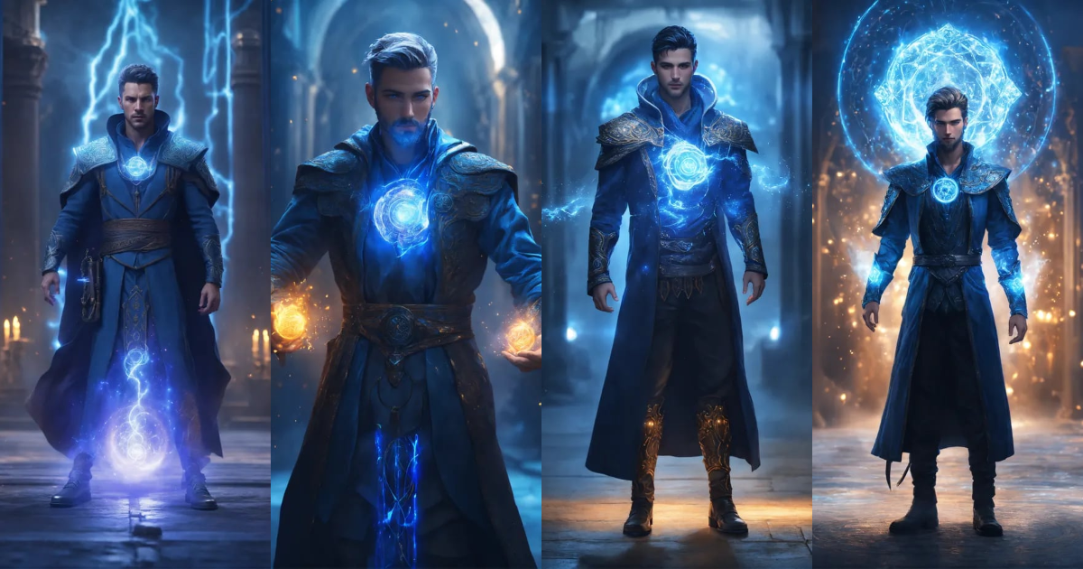 Lexica - A realistic full body portrait of a male powerful telepathic ...