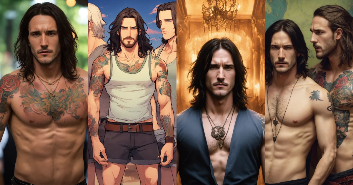 Lexica - Two pale white European men Matt Mercer is a tall long ...