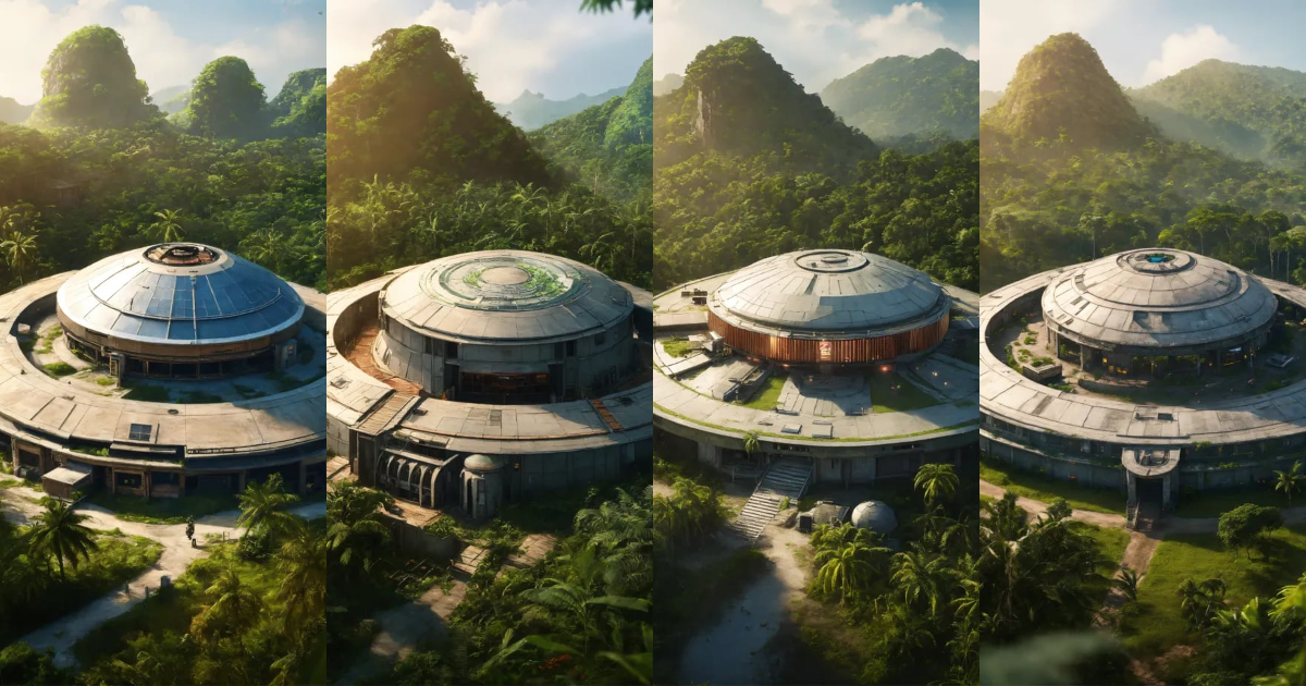 Lexica - Ultra realistic photo of a highly advanced military compound ...