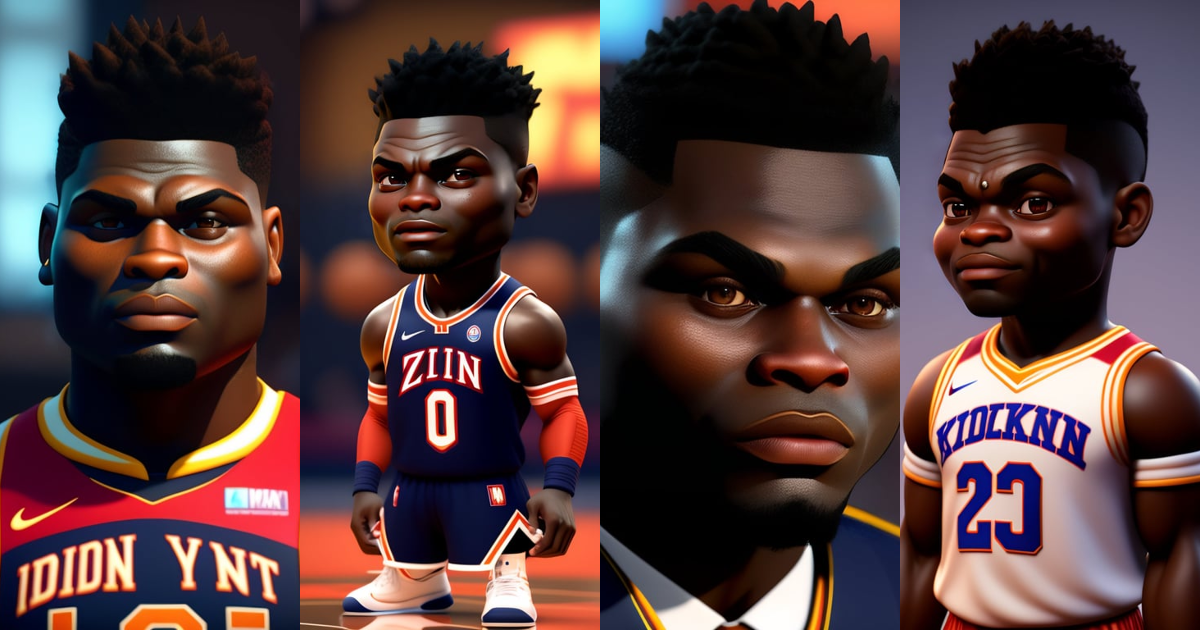 Lexica - An epic fantasy comic book style 3d caricature of Zion ...