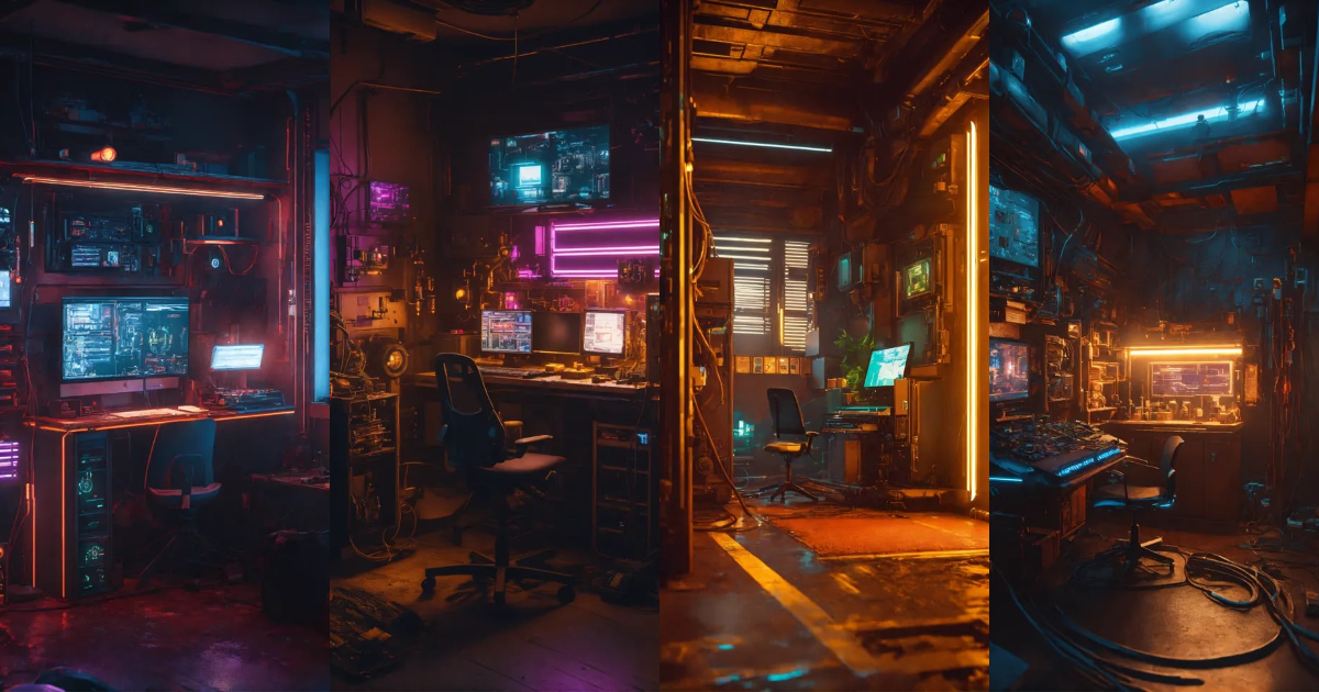 Lexica - Mechanized room, cyberpunk, intricate details, vray render ...