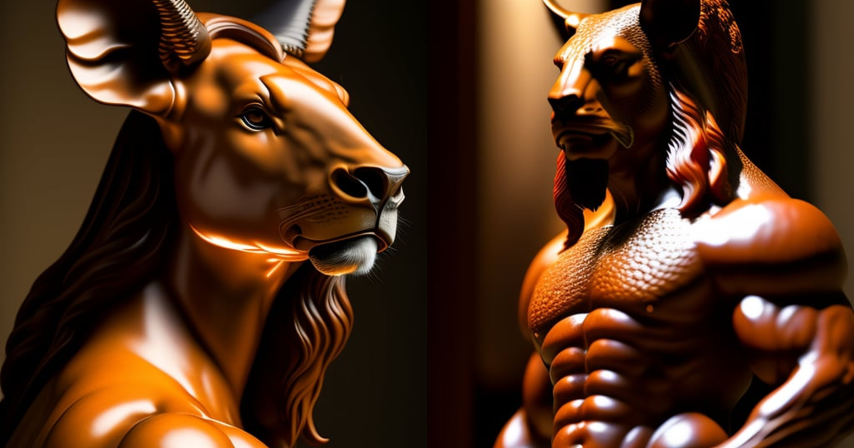 Lexica - Zoomorphe toro and man design highly detailed, sharp focus, 4k ...