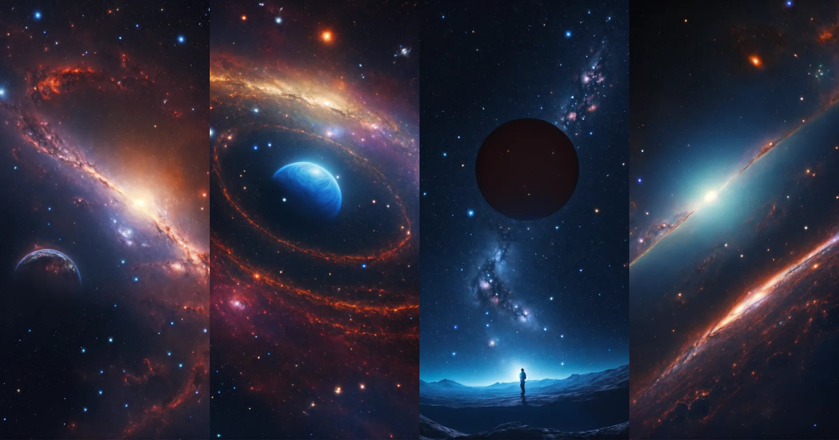 Lexica - A photograph capturing, Vast universe, deep space, mysterious ...