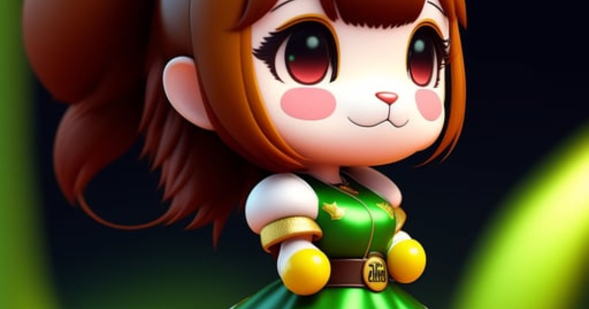 Lexica - Kemono girl chibi,imagen detail,3d realist,costume boxing ...