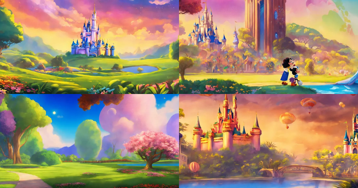 Lexica - Disney alaa eldin background cartoon installation fantasy ...