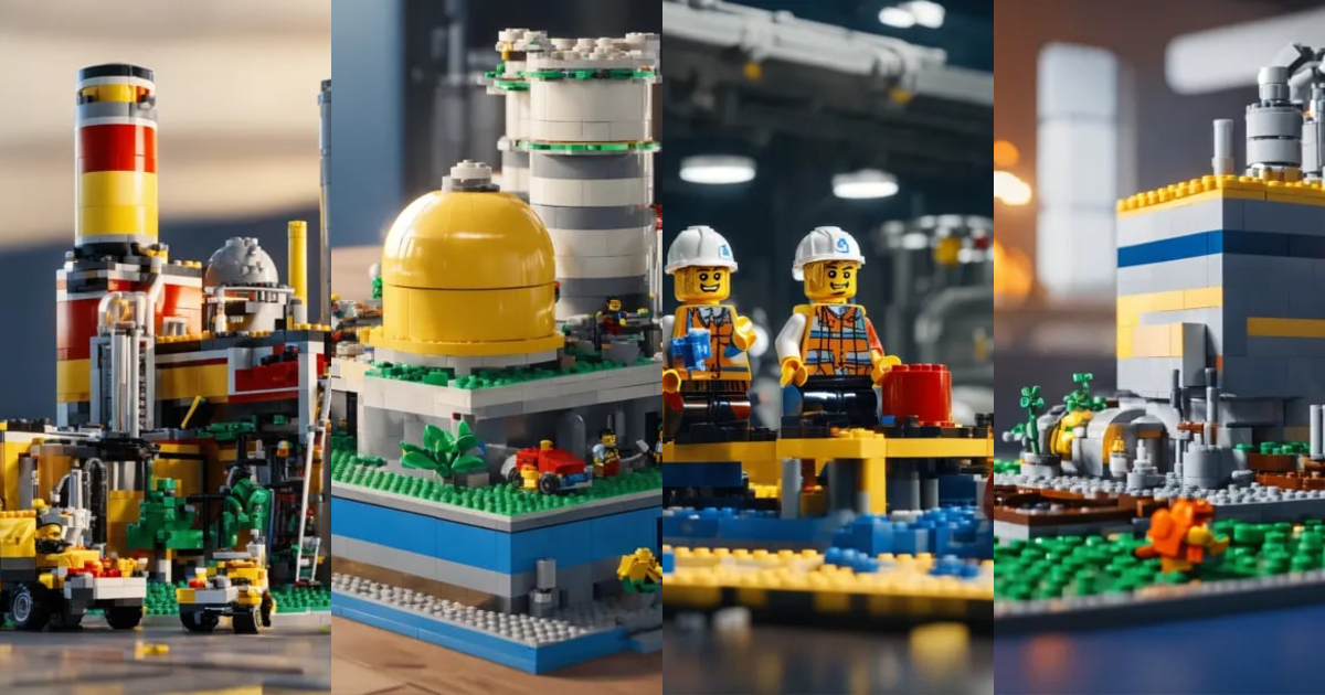 Lexica - A LEGO set for a Nuclear power plant, with LEGO figures ...