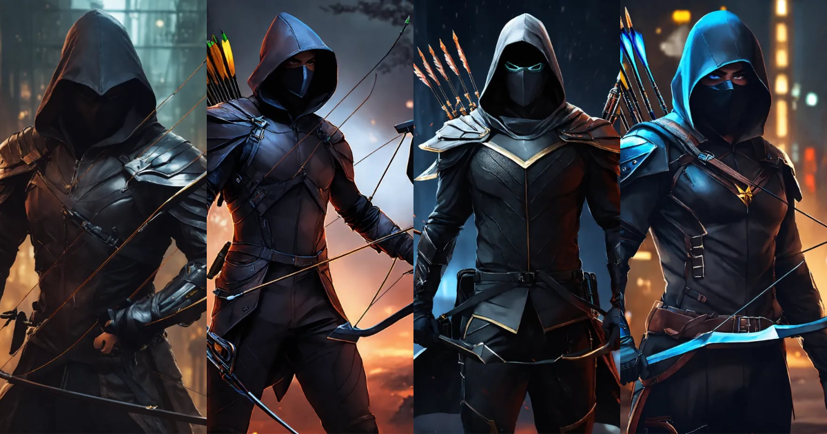 Lexica - Realistic, digital illustration art, Phantom Archer is a ...