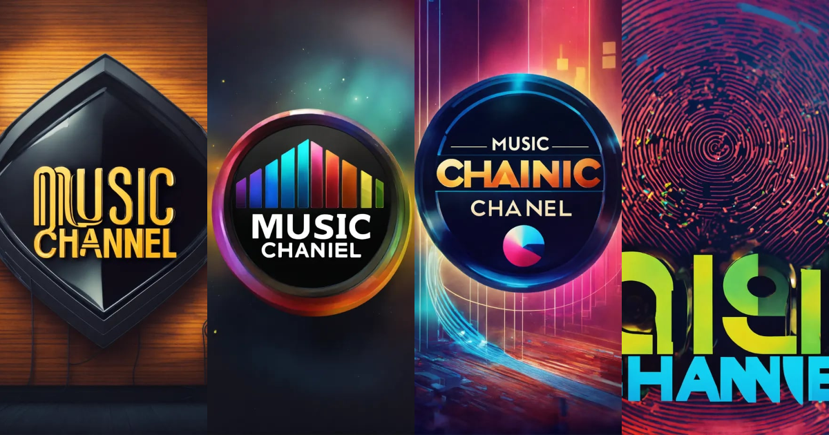 Lexica - MUSIC CHANNEL LOGO NO REALISTIC DETAILS, ELECTRONIC