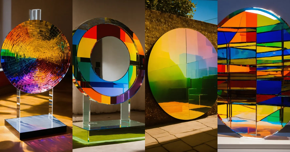 Lexica - Plexiglass glass crystal acrylic arte povera lalyque disc ...