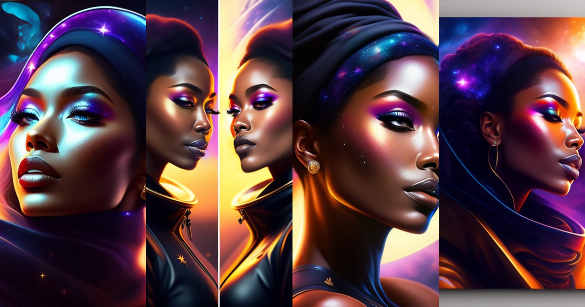 Lexica - A beautiful cosmic matte painting of buzgariu oviviu smoking ...