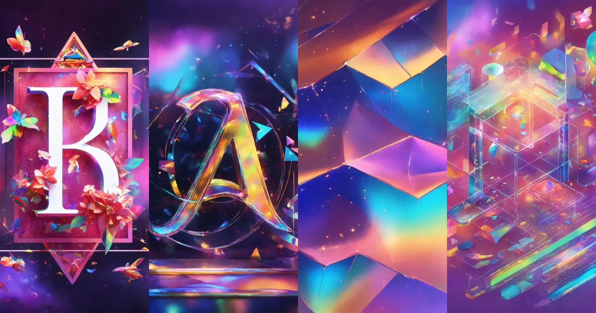 Lexica - Holographic, with letter Inkling, banner