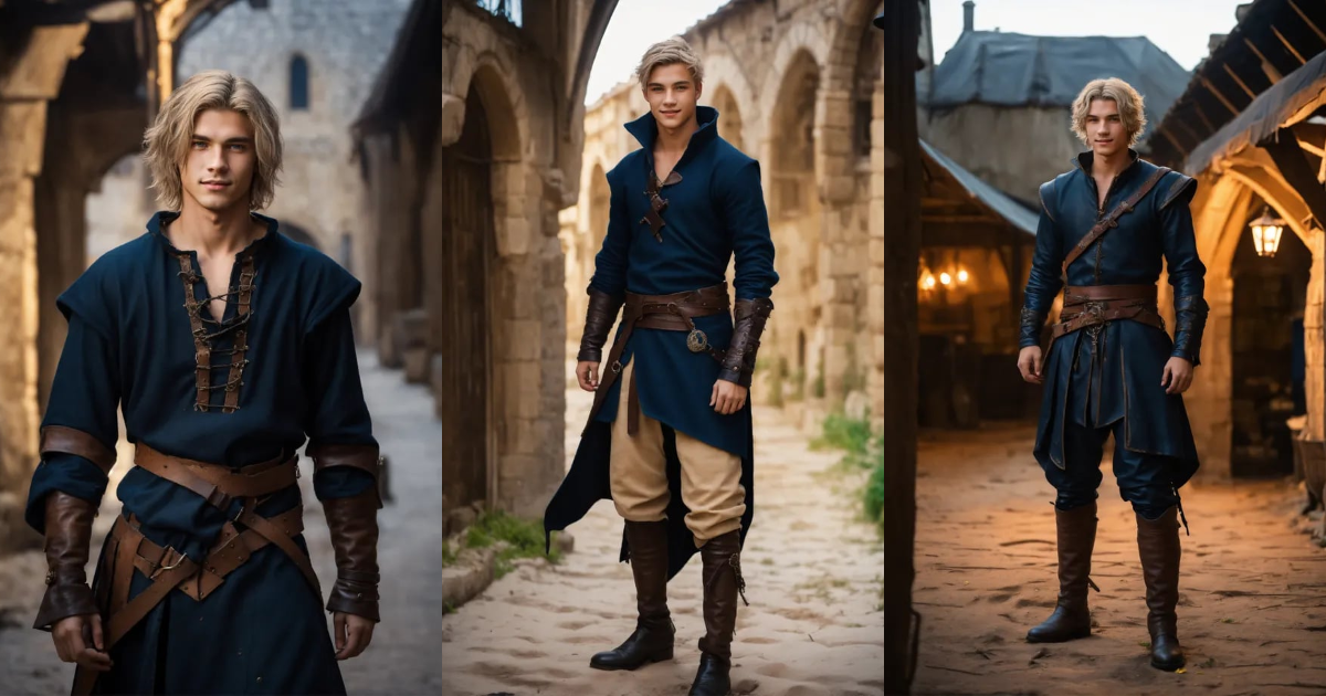 Lexica - A fantasy male assassin, friendly, happy, lithe, 16-year-old ...