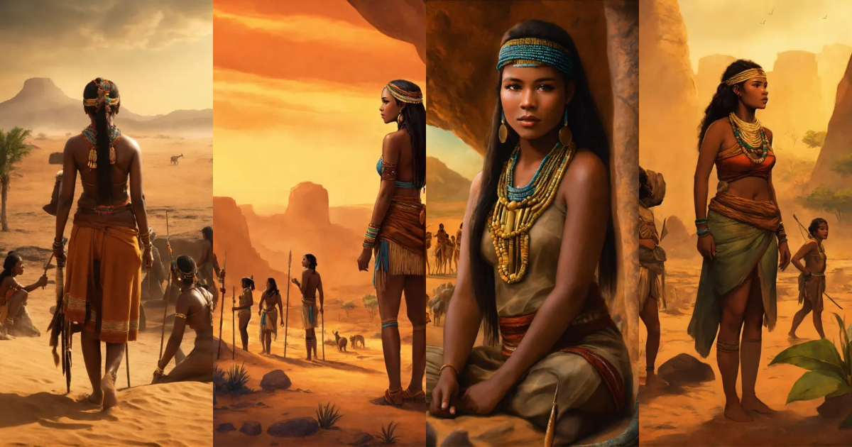 Lexica - A woman and her tribe 8 million years ago