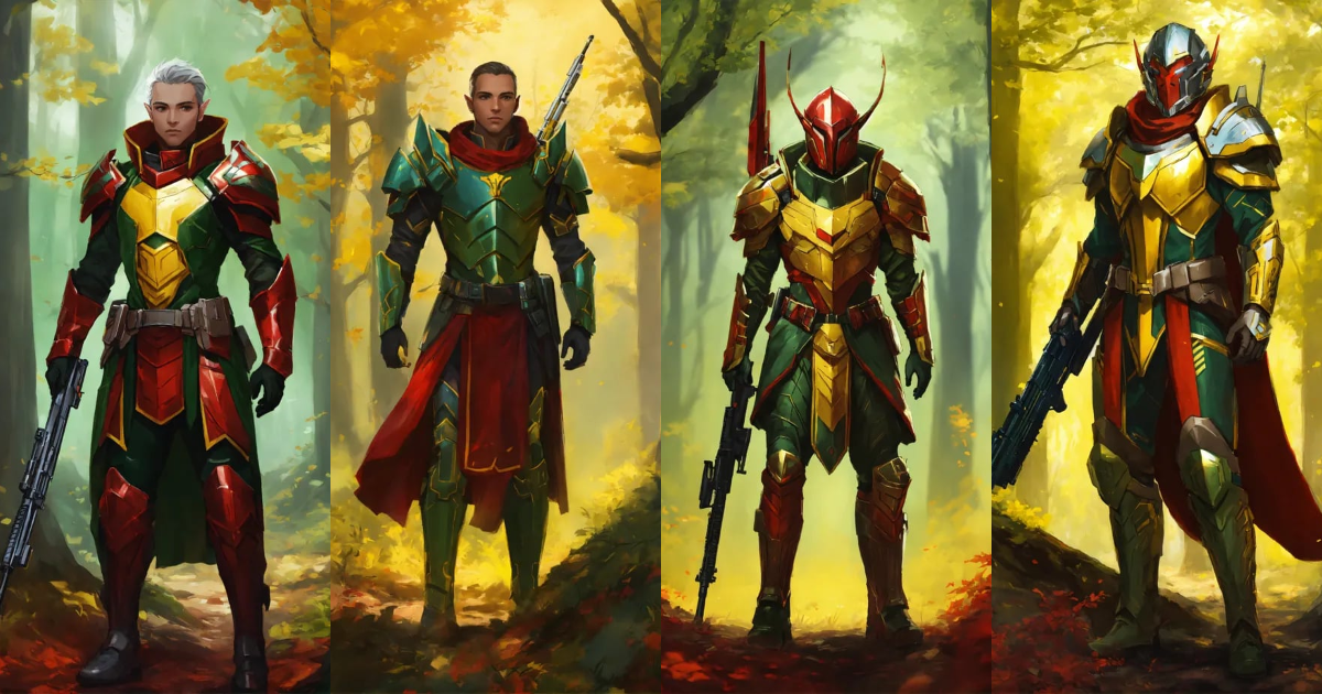 Lexica - Drawing of a high elf sci fi soldier wearing sleek sci fi ...