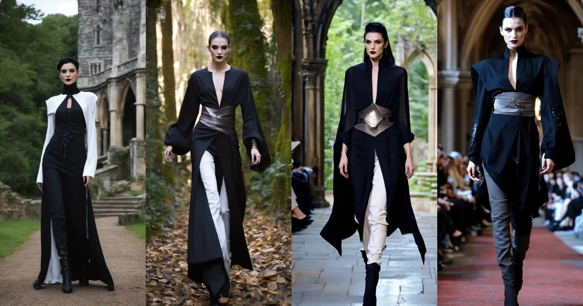 Lexica - Lothlorien androgynous royal vampire walking runway during ...
