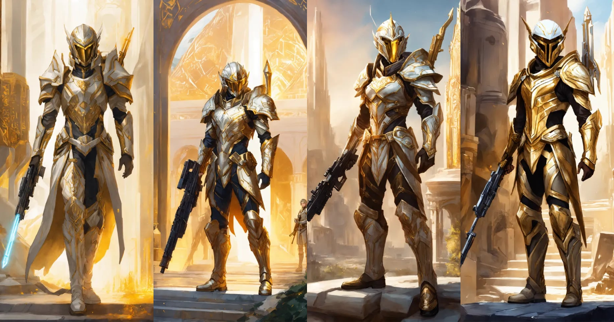 Lexica - Epic drawing of a full body of a high elf sci fi soldier ...