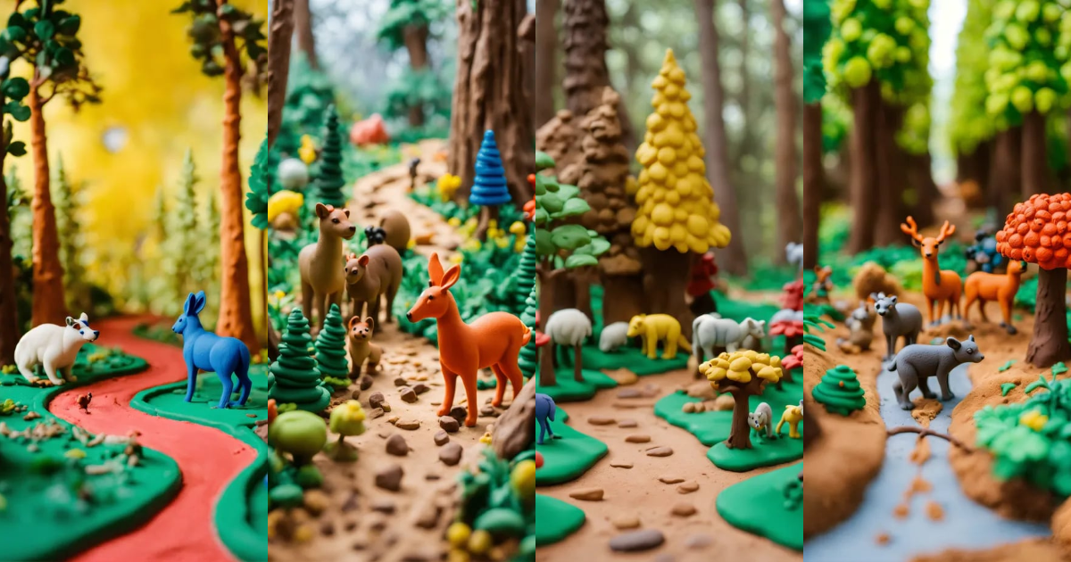 Lexica - The path goes through the forest, there are many trees and ...