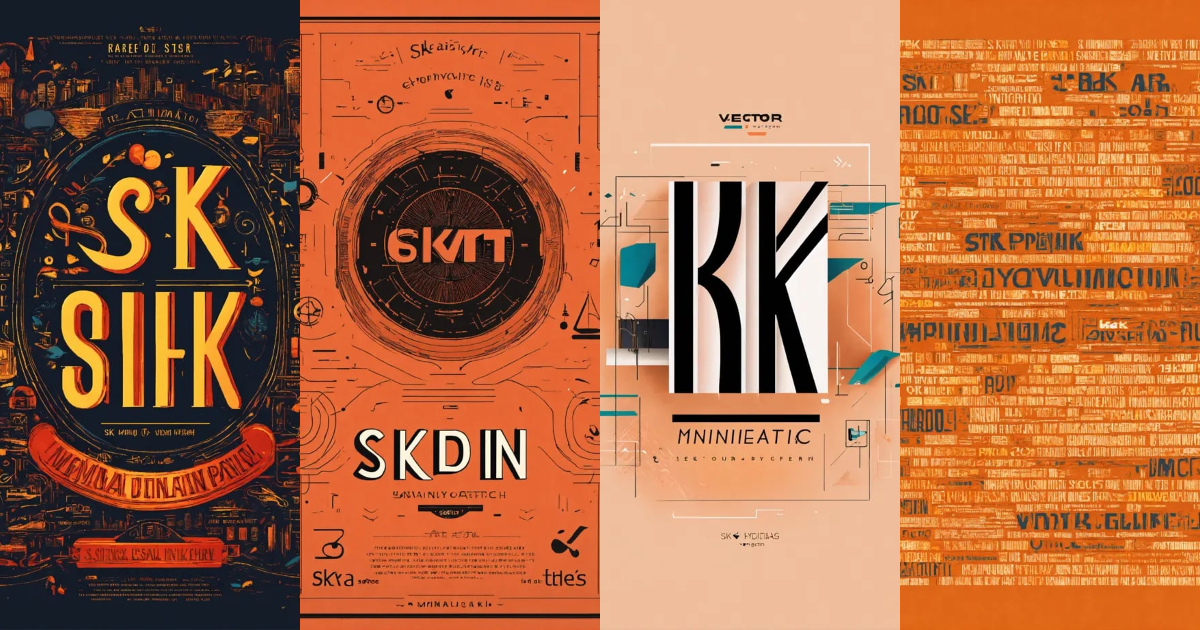 Lexica - Vector Typography SK minimalistic