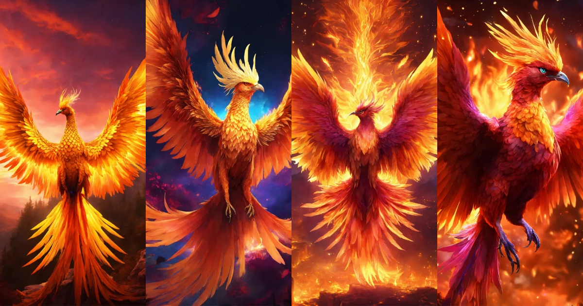Lexica - Description The Lumina Phoenix is a radiant and majestic bird ...