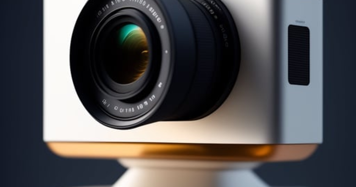 Lexica - A digital camera designed by Dieter Rams. Intricate details