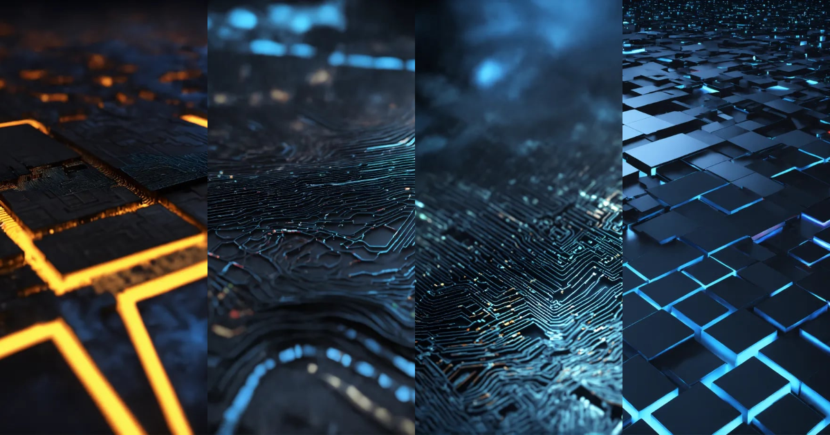Lexica - Technologically advanced background image, bits of information ...