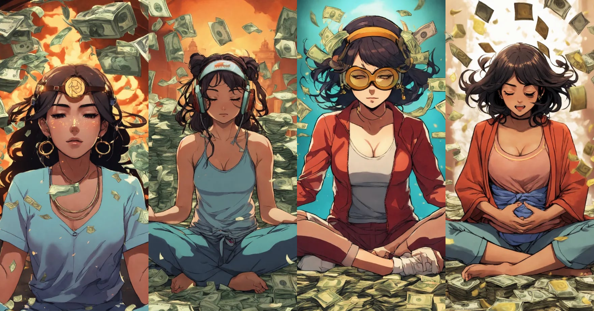 Lexica - Demons attacking, a meditating Latino, with a oculus put in ...