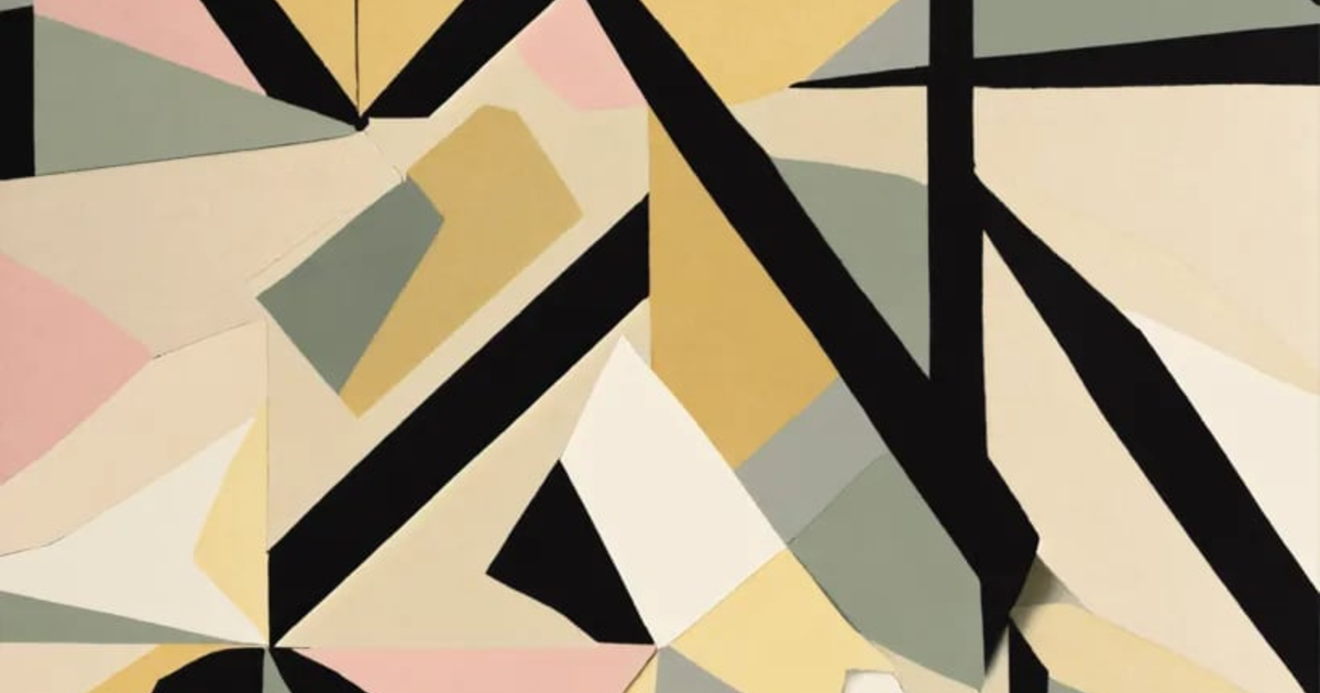 Lexica - Fragments, riso design, texture, pastels cream black,
