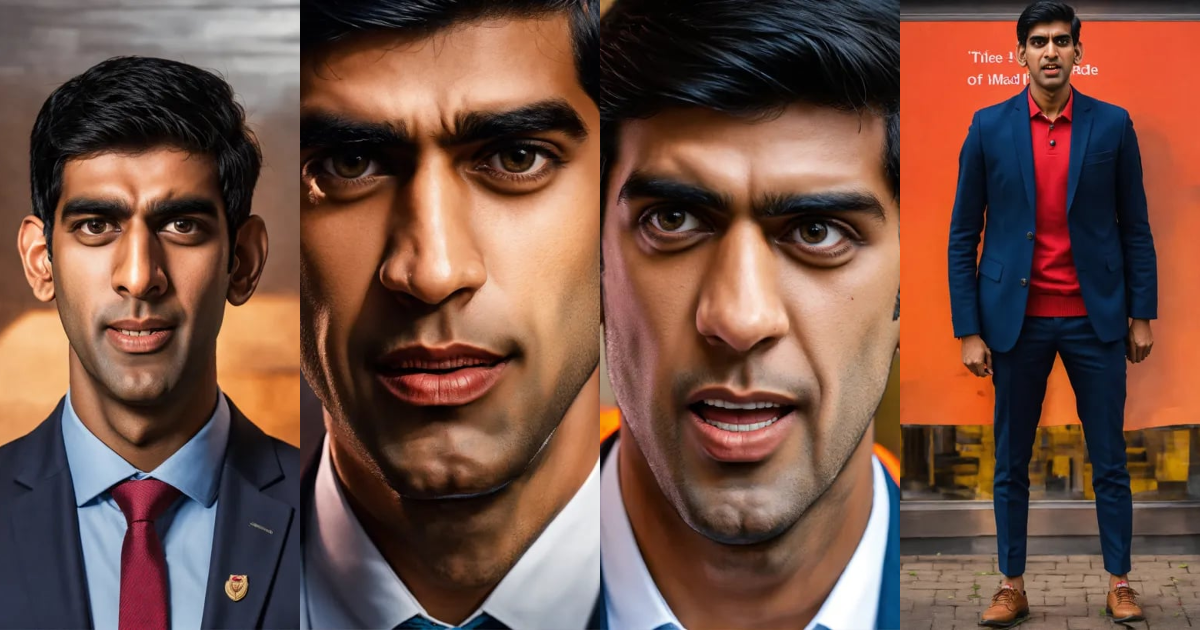 Lexica - Rishi Sunak, MAD, ANGRY