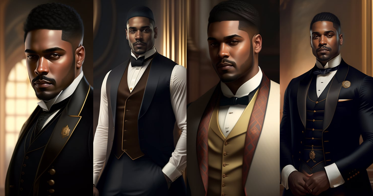 Lexica - Omar Benson Miller official portrait of a victorian ...